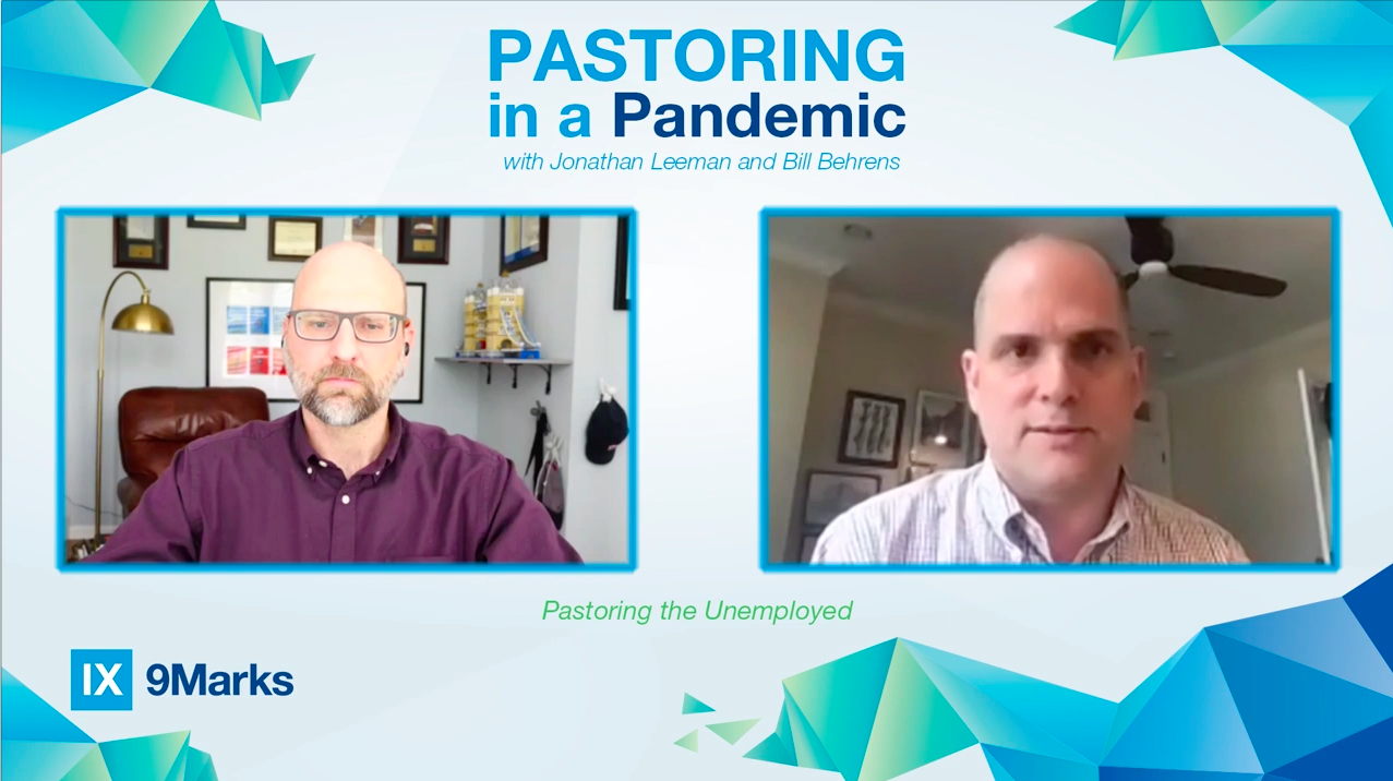 Pastoring in a Pandemic, Episode 6: Pastoring the Unemployed (with Bill ...